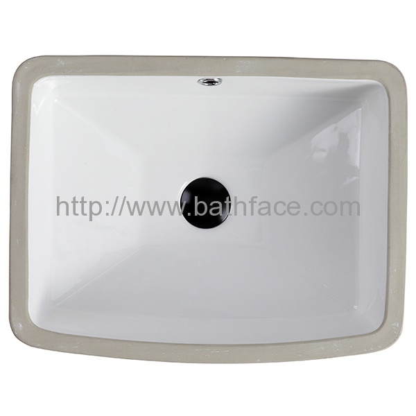 Ceramic Under Counter Mounted Square Lavatory Sink - Bathroom Tap Factory