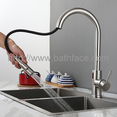 Wave Sensor Activation Automatic Kitchen Faucet - bathroom tap factory